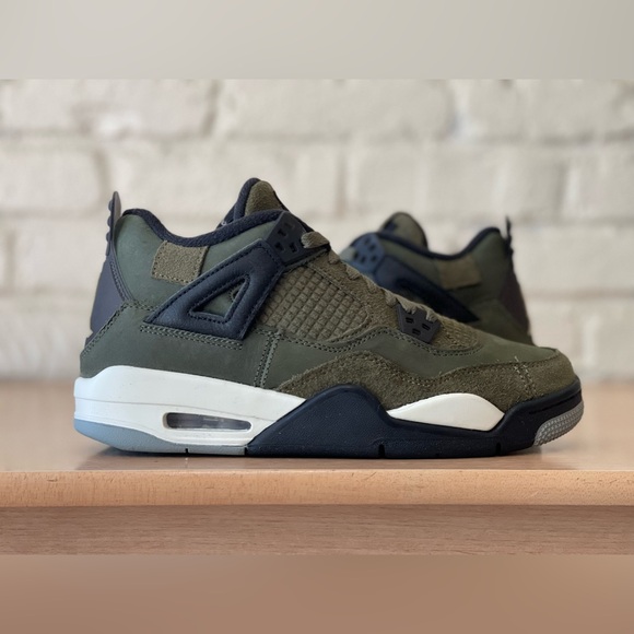 Nike | Shoes | Nike Air Jordan 4 Retro Se Craft Medium Olive Shoes ...